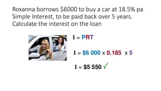 Simple interest | PPTX