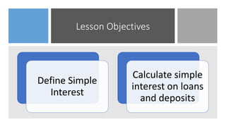 Simple interest | PPTX