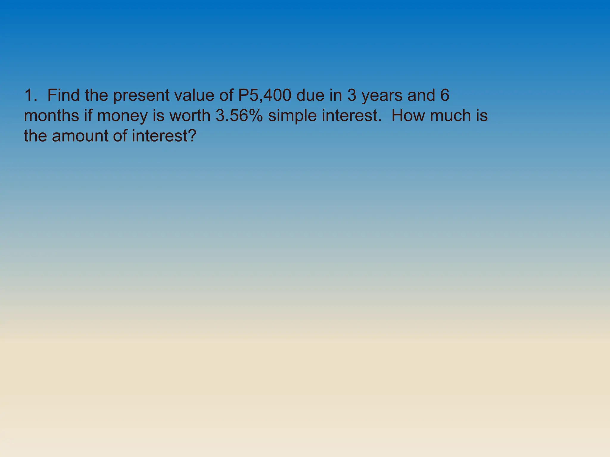 Simple Interest and Examples I PRT variables | PDF