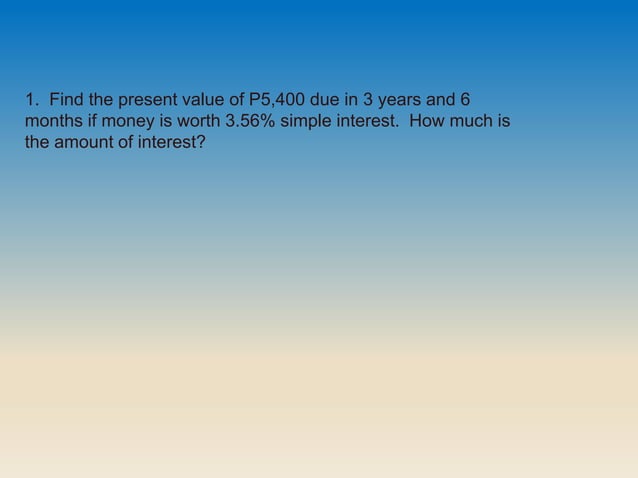 Simple Interest and Examples I PRT variables | PDF