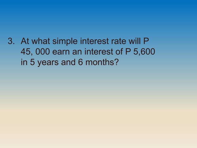 Simple Interest and Examples I PRT variables | PDF