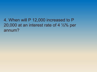 Simple Interest and Examples I PRT variables | PDF