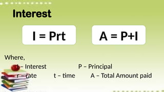 Business Mathematics Simple Interest.pptx