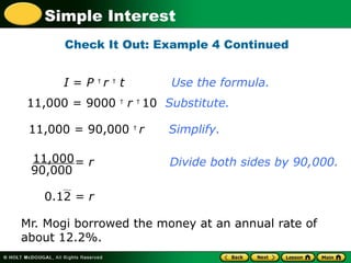 An Explanation of Simple and Compound Interest | PPTX
