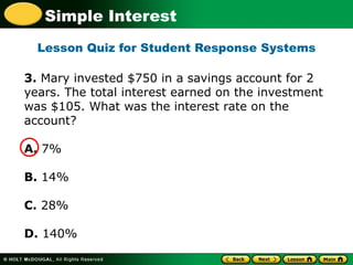 An Explanation of Simple and Compound Interest | PPTX