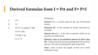 SIMPLE INTEREST and interest exampl.pptx