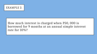 simple interest.pptx SIMPLE INTEREST PPT | PPTX