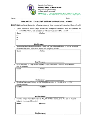 Simple Interest_Performance tasks.docx