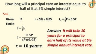 SIMPLE INTEREST week1.pptx