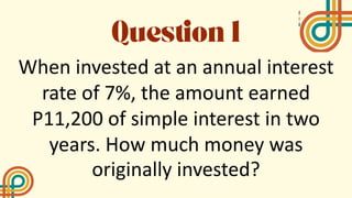 SIMPLE INTEREST week1.pptx