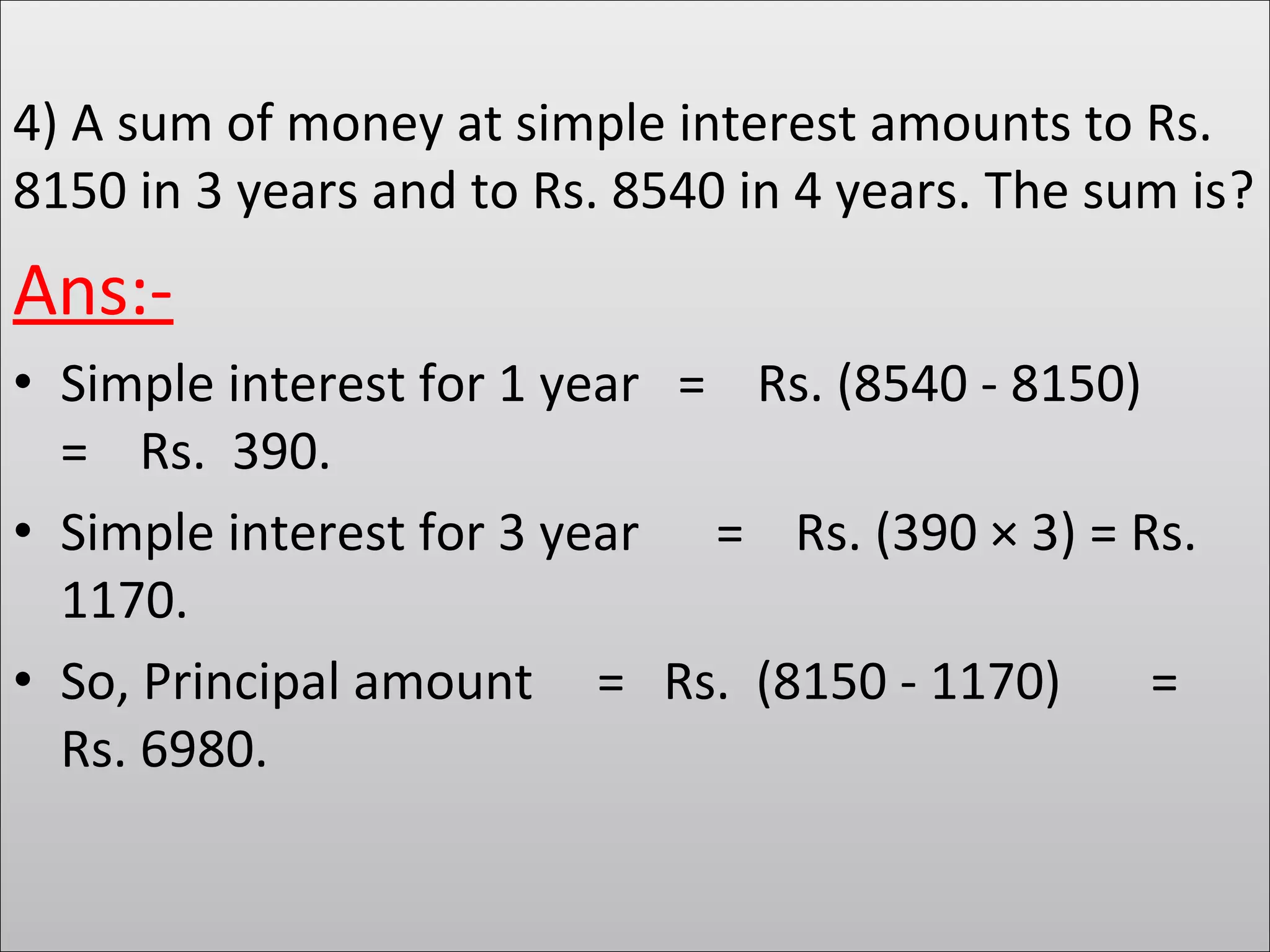 Simpleintrest questions and answers | PDF | Stocks and Bonds | Personal ...