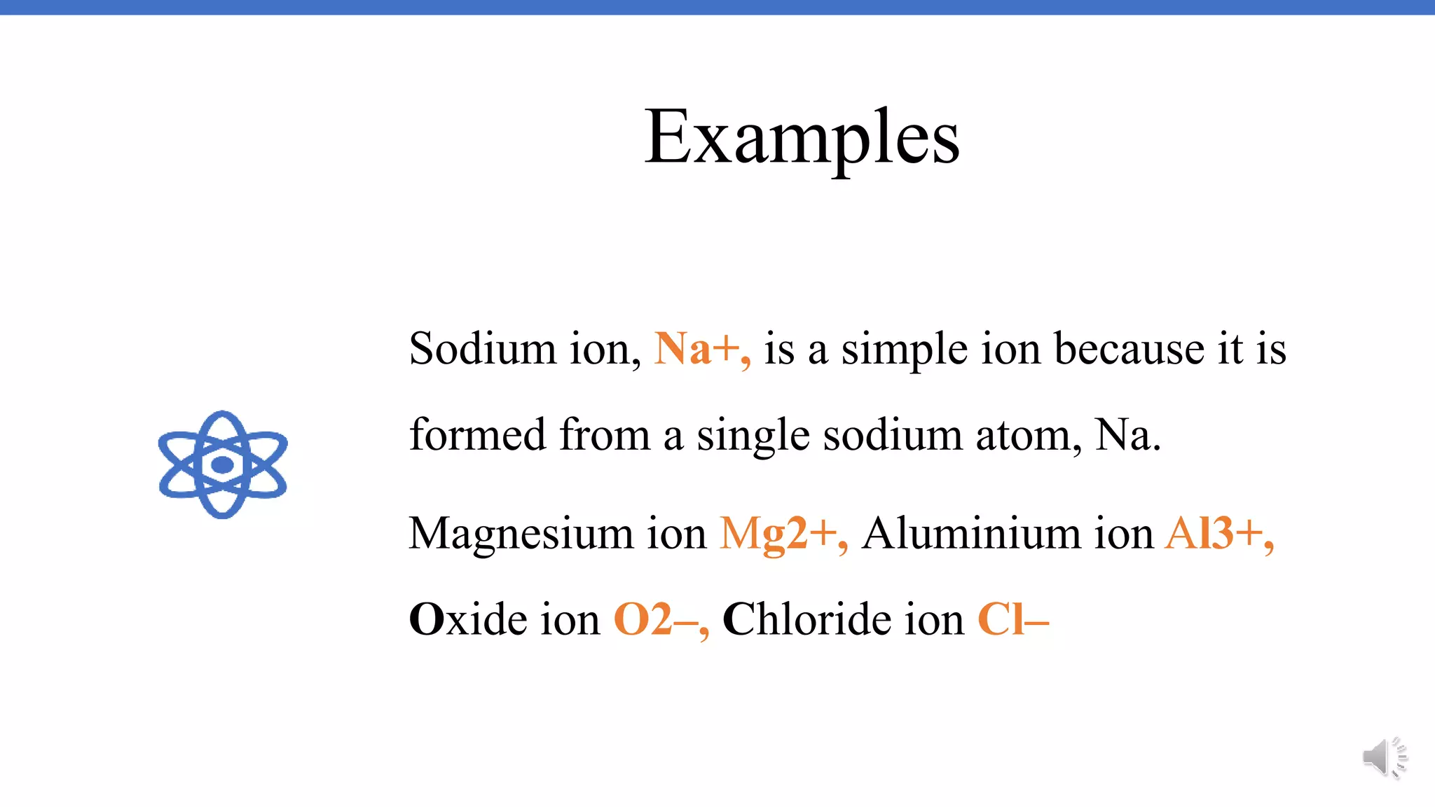 simple ions and compound ions | PPT