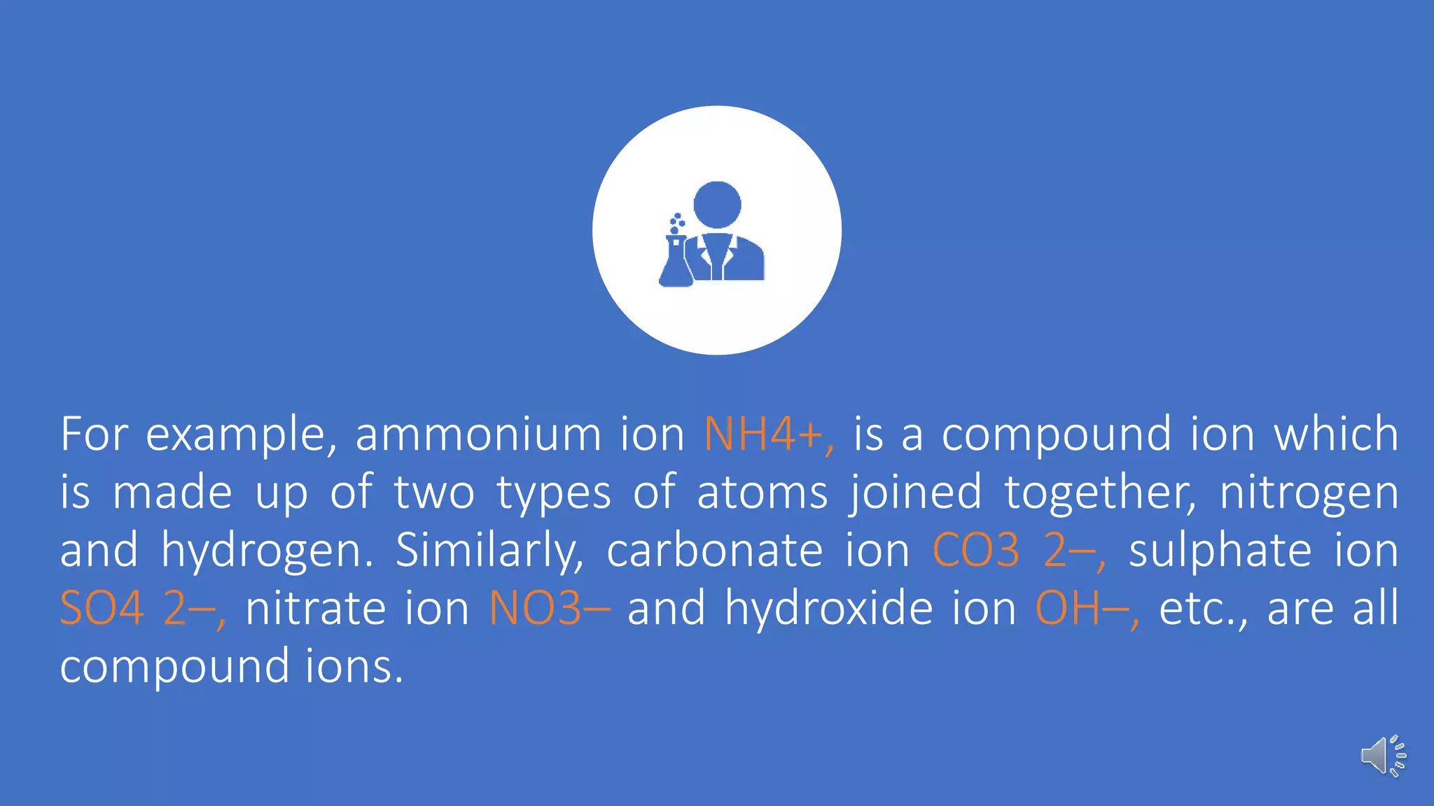 simple ions and compound ions | PPT