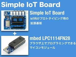 Simple IoT BoardでIoT | PPT