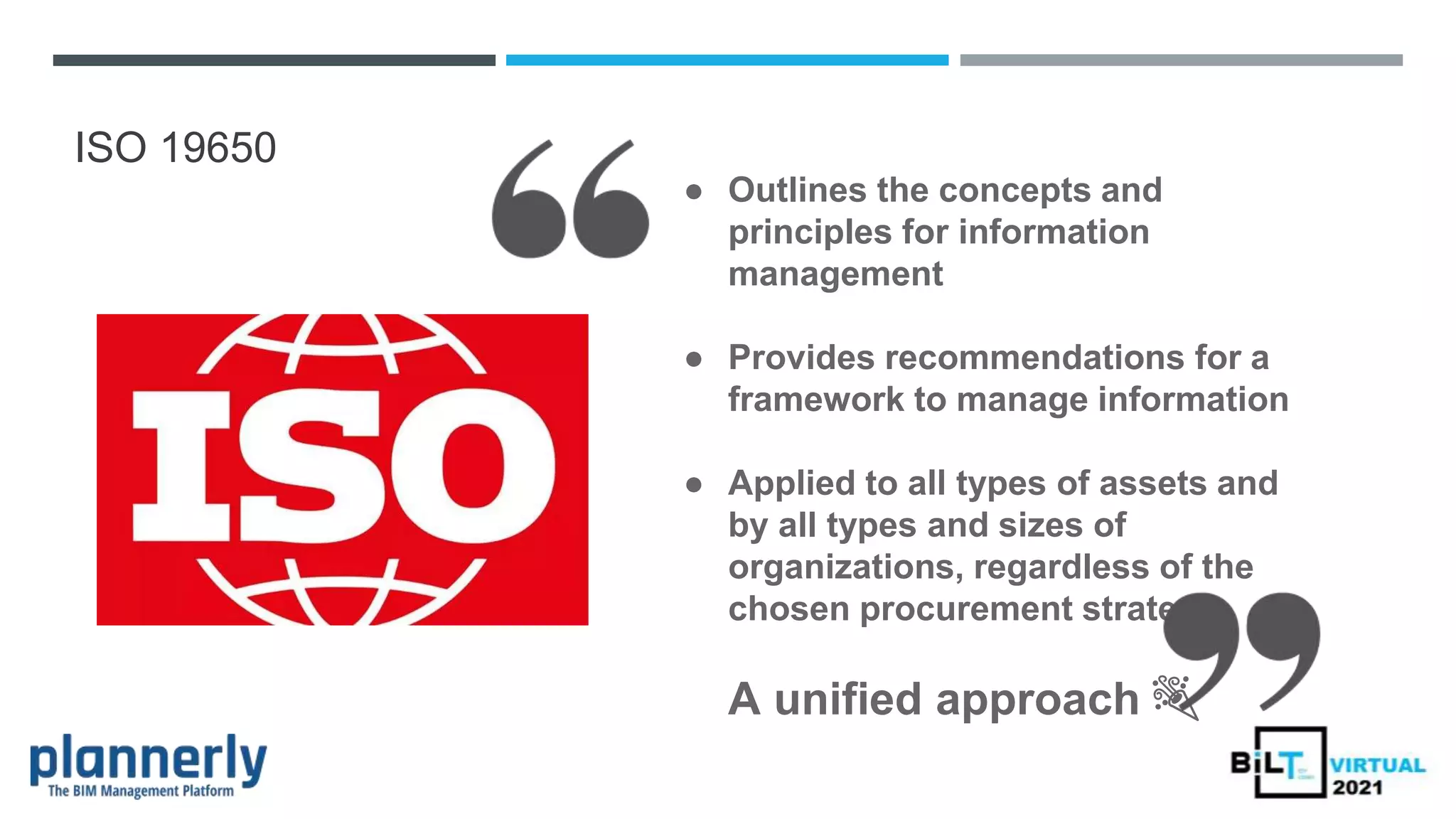 SIMPLE ISO 19650 TEMPLATES (BILT VIRTUAL PRESENTATION) | PPTX