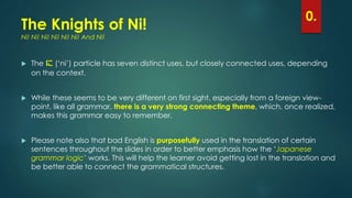 Simple Japanese: the Particle に | PPTX