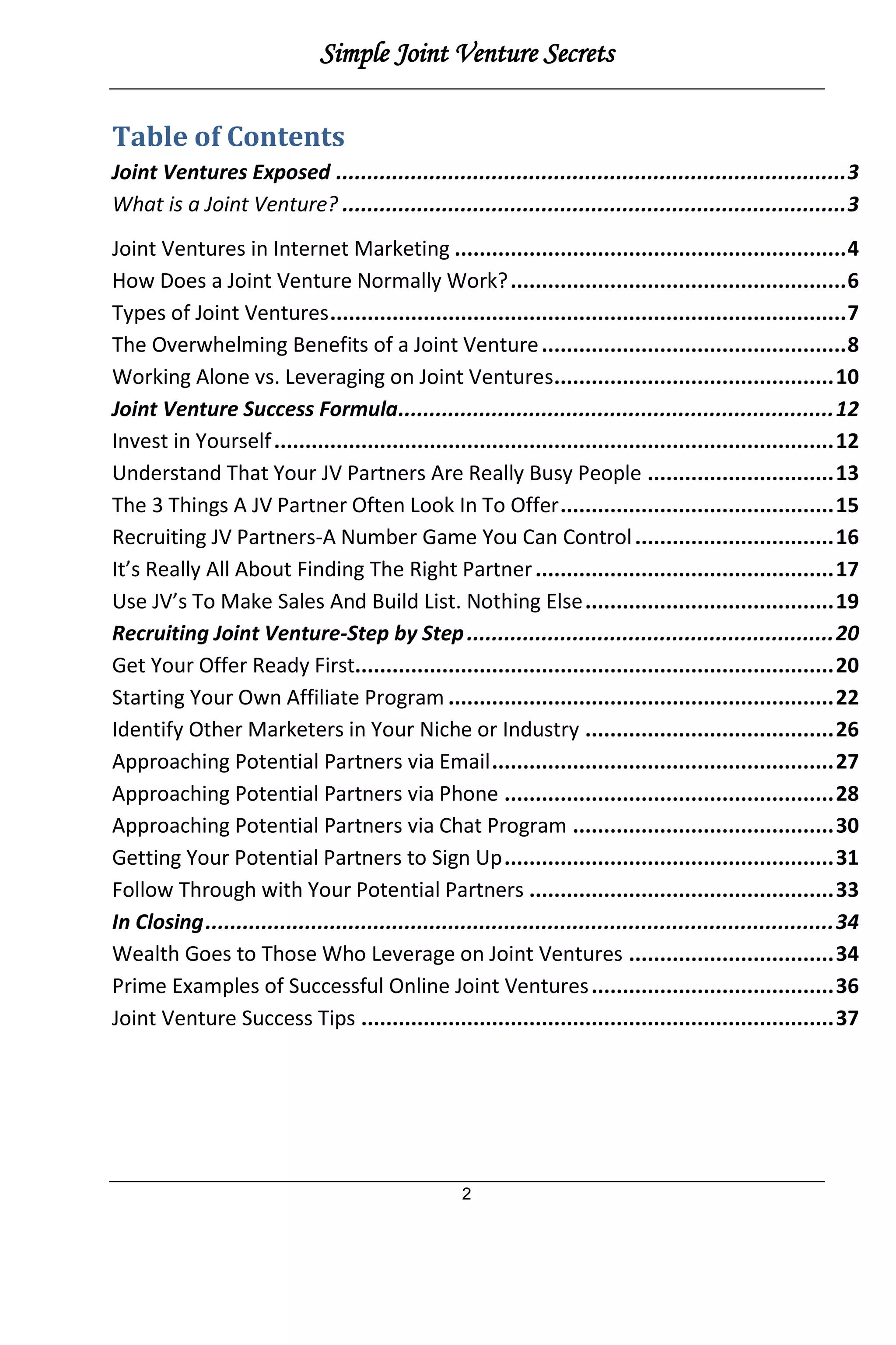 Simple Joint Venture Secrets.pdf
