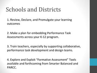 Simple k12 performance task assessment | PPT