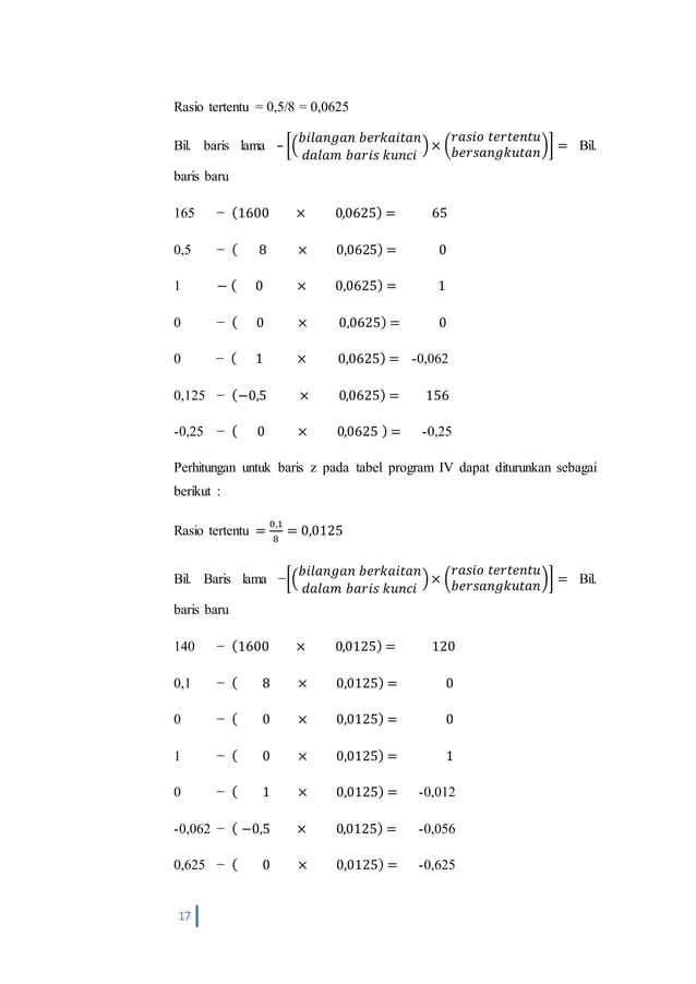 Program Linear dan Metode Simpleks | DOCX