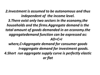 Simple keynesian model of income determination | ODP