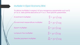Simple keynesian model in an open economy | PDF