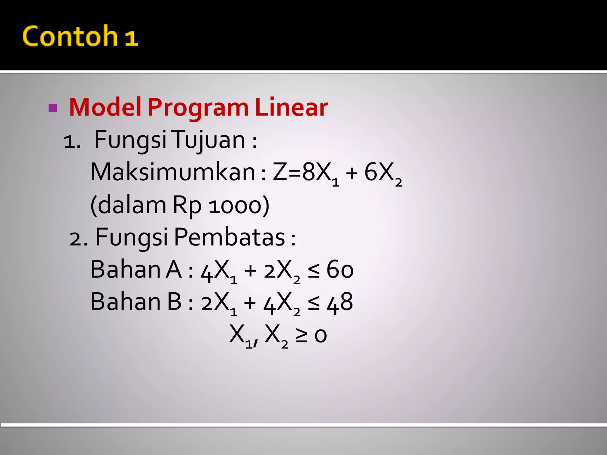Metode Simpleks - Riset Operasional | PDF