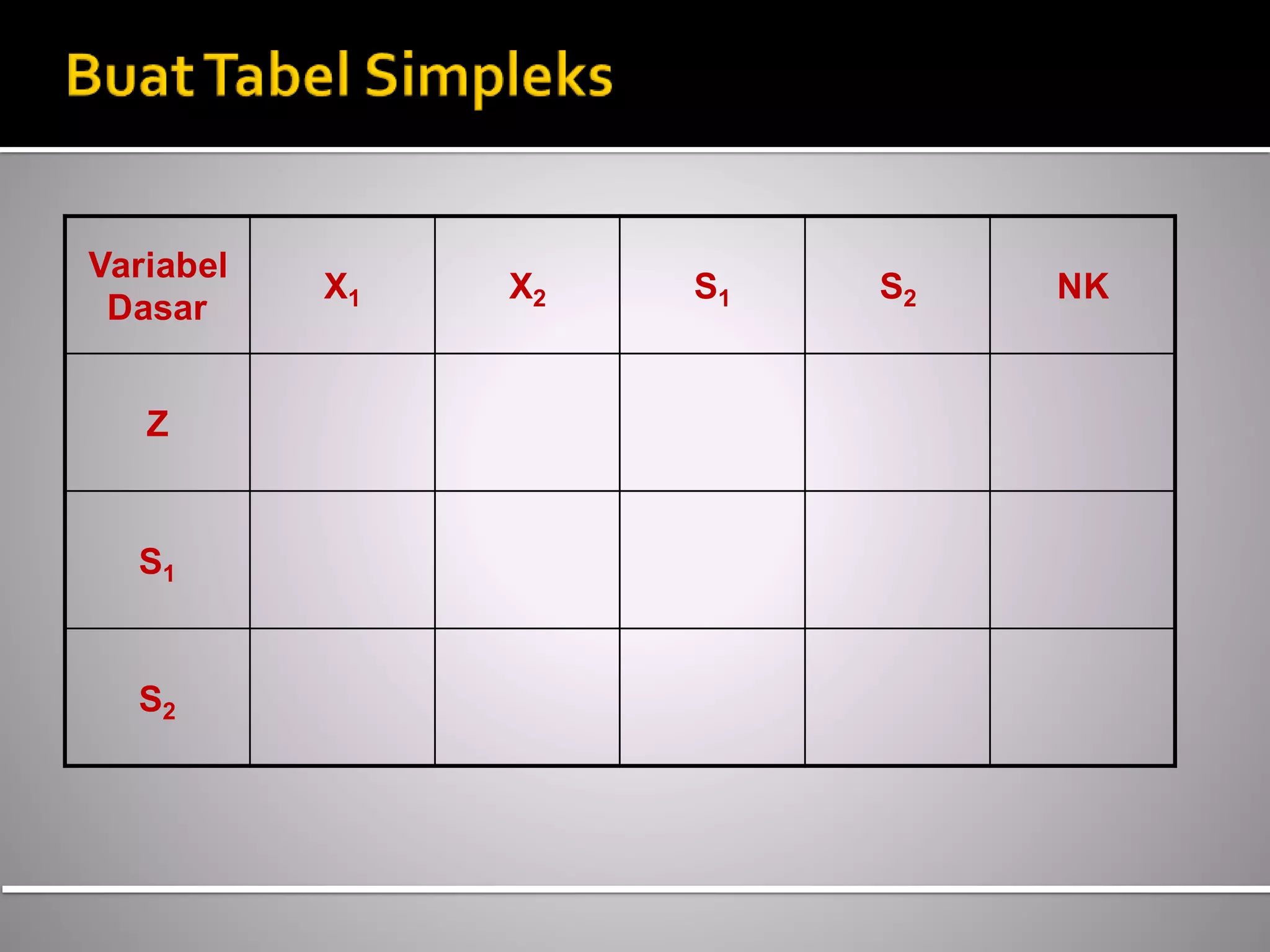 Metode Simpleks - Riset Operasional | PDF