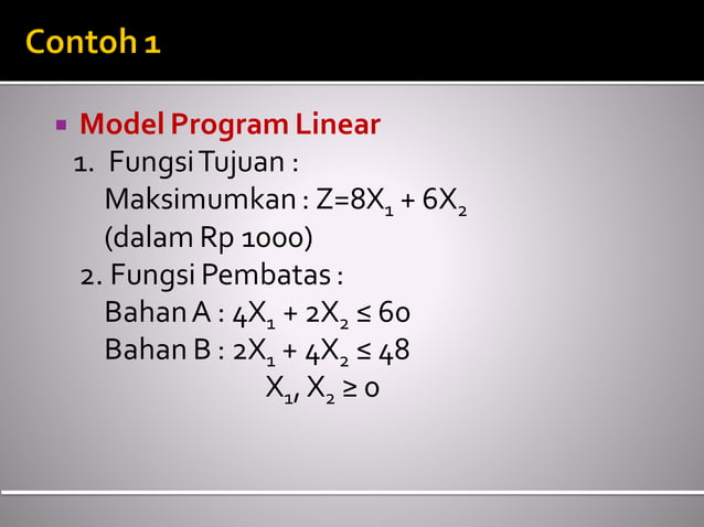 Metode Simpleks - Riset Operasional | PDF