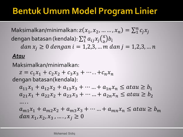 Metode Simpleks - Riset Operasional | PDF