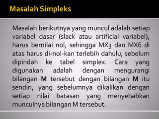 Metode Simpleks - Riset Operasional | PDF