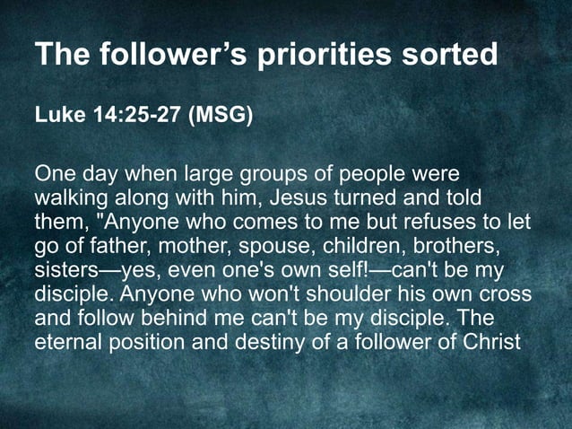 Simple life of a follower faith life | PPTX | Christianity | Religion ...