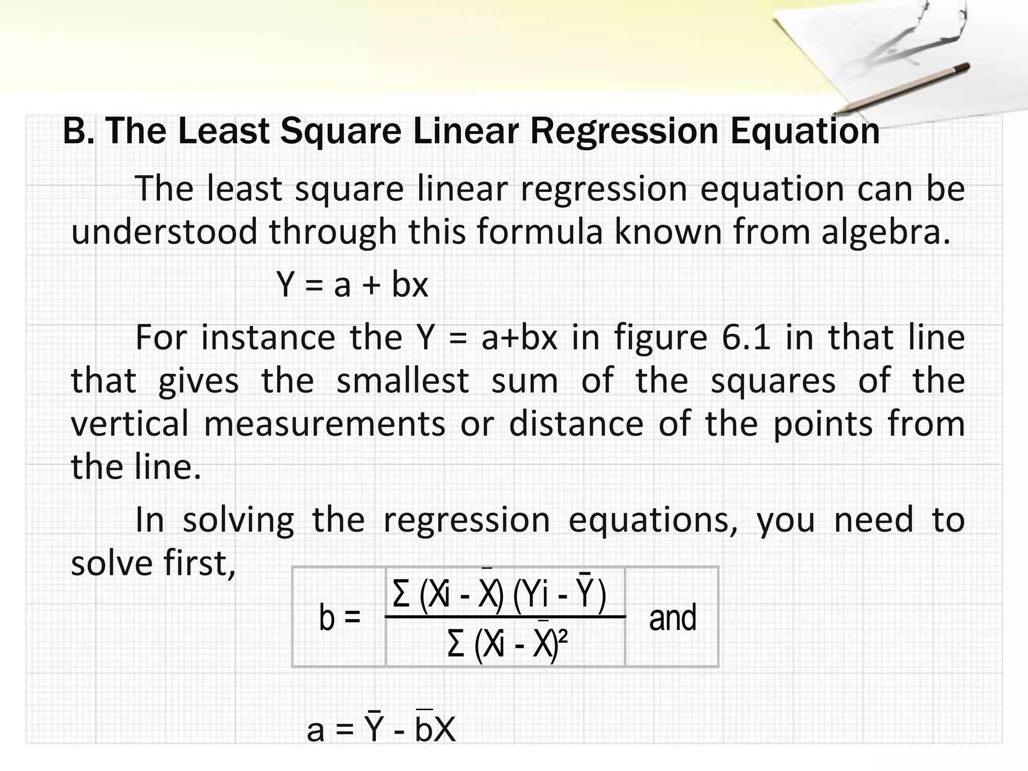 Simple linear regression | PPSX