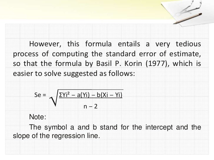 Simple linear regression