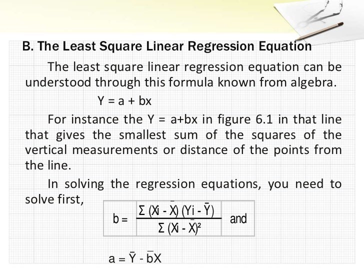 What is the simple linear regression equation - michaelkse