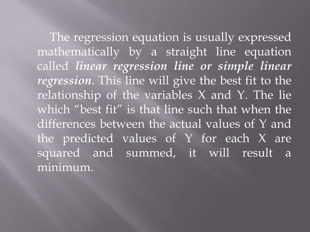 Simple Linear Regression | PPTX | Science