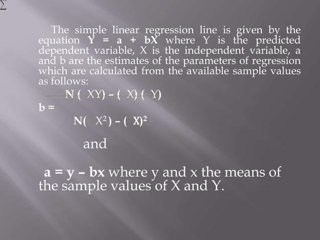 Simple Linear Regression | PPTX | Science