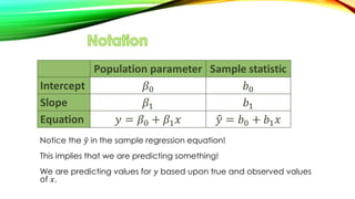 Simple linear regression | PDF
