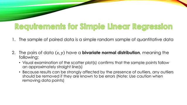 Simple linear regression | PDF | Science