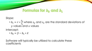 Simple linear regression | PDF
