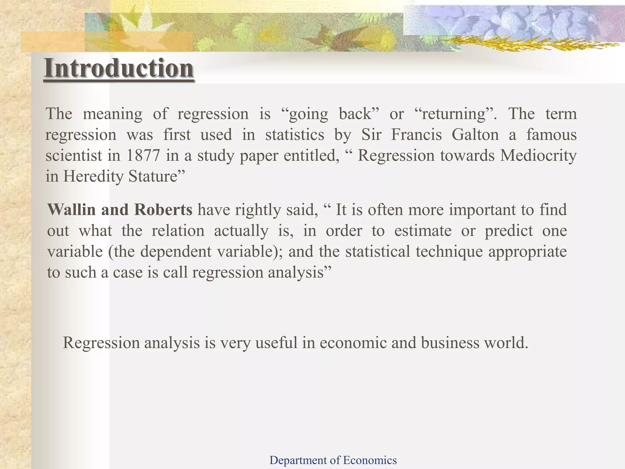 Simple linear regression | PPT