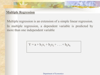 Simple linear regression | PPT | Physics | Science