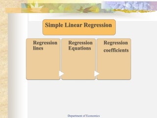 Simple linear regression | PPT | Physics | Science