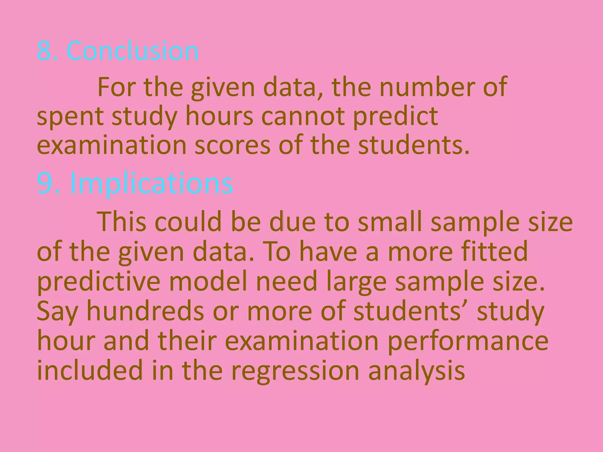 Simple Linear Regression Analysis Ppt