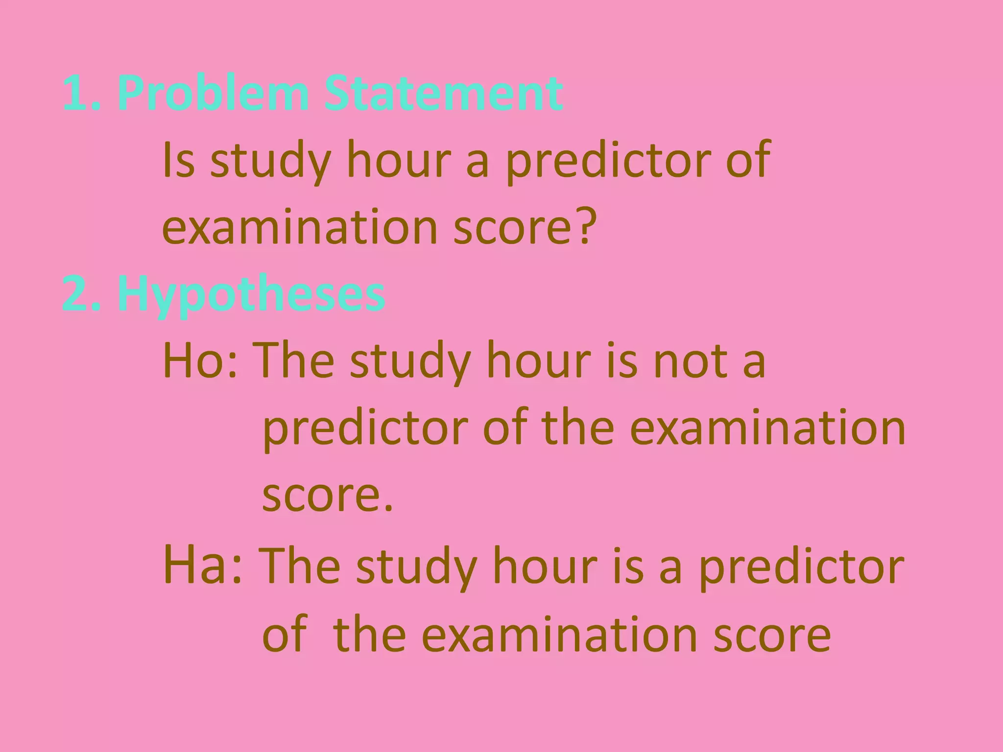 Simple Linear Regression Analysis Ppt