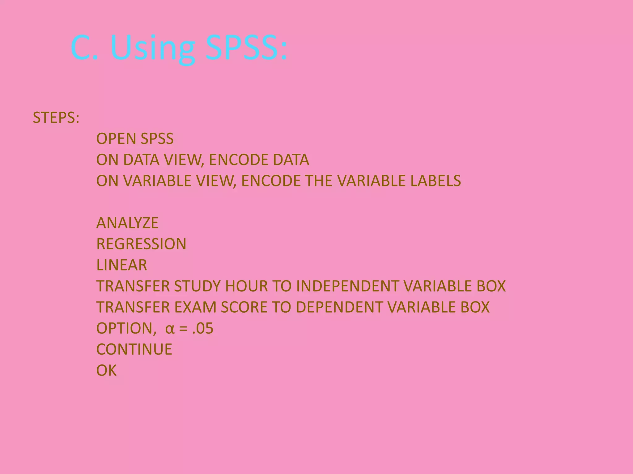 Simple Linear Regression Analysis Ppt