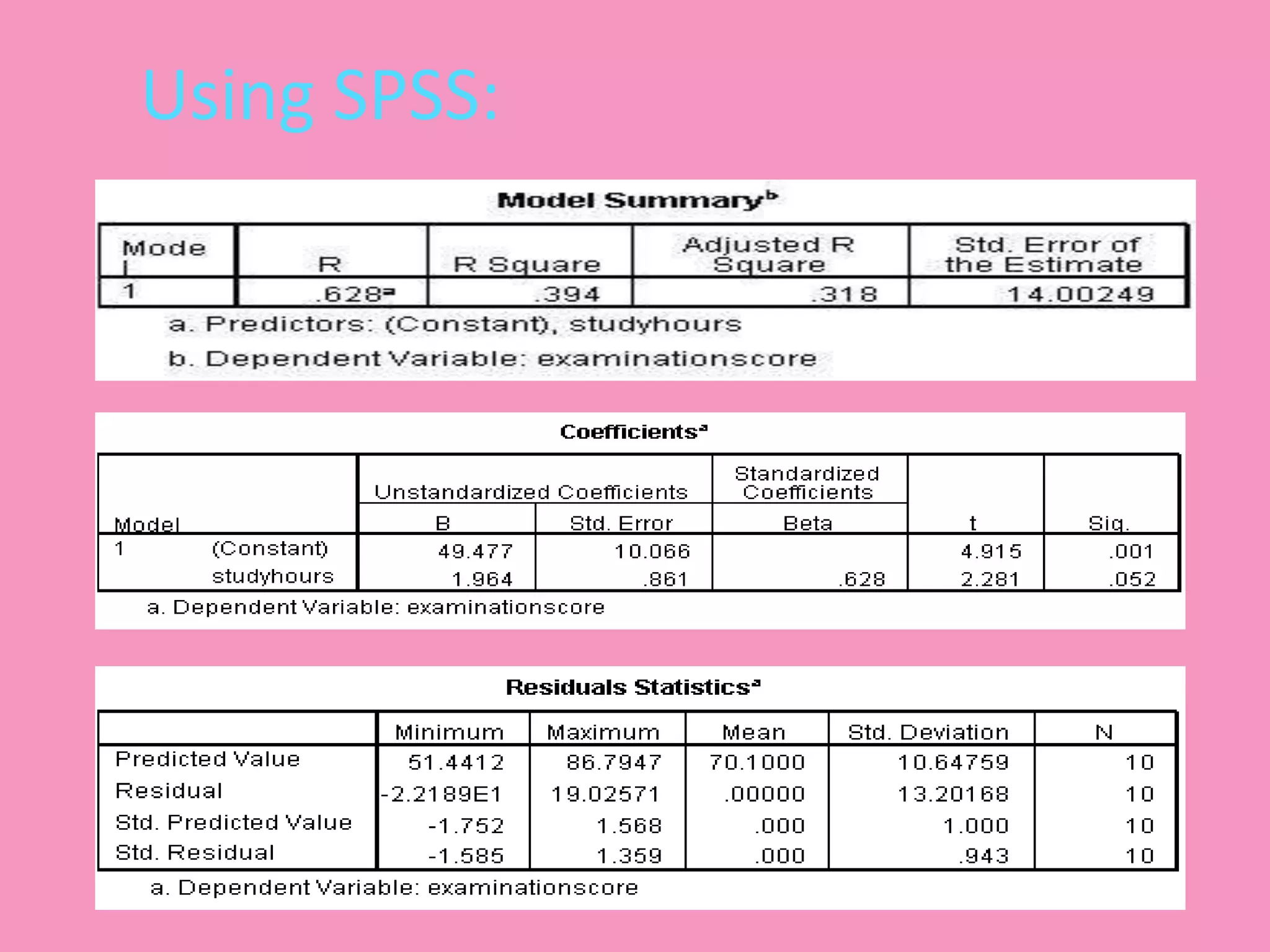 Simple linear regression analysis | PPTX