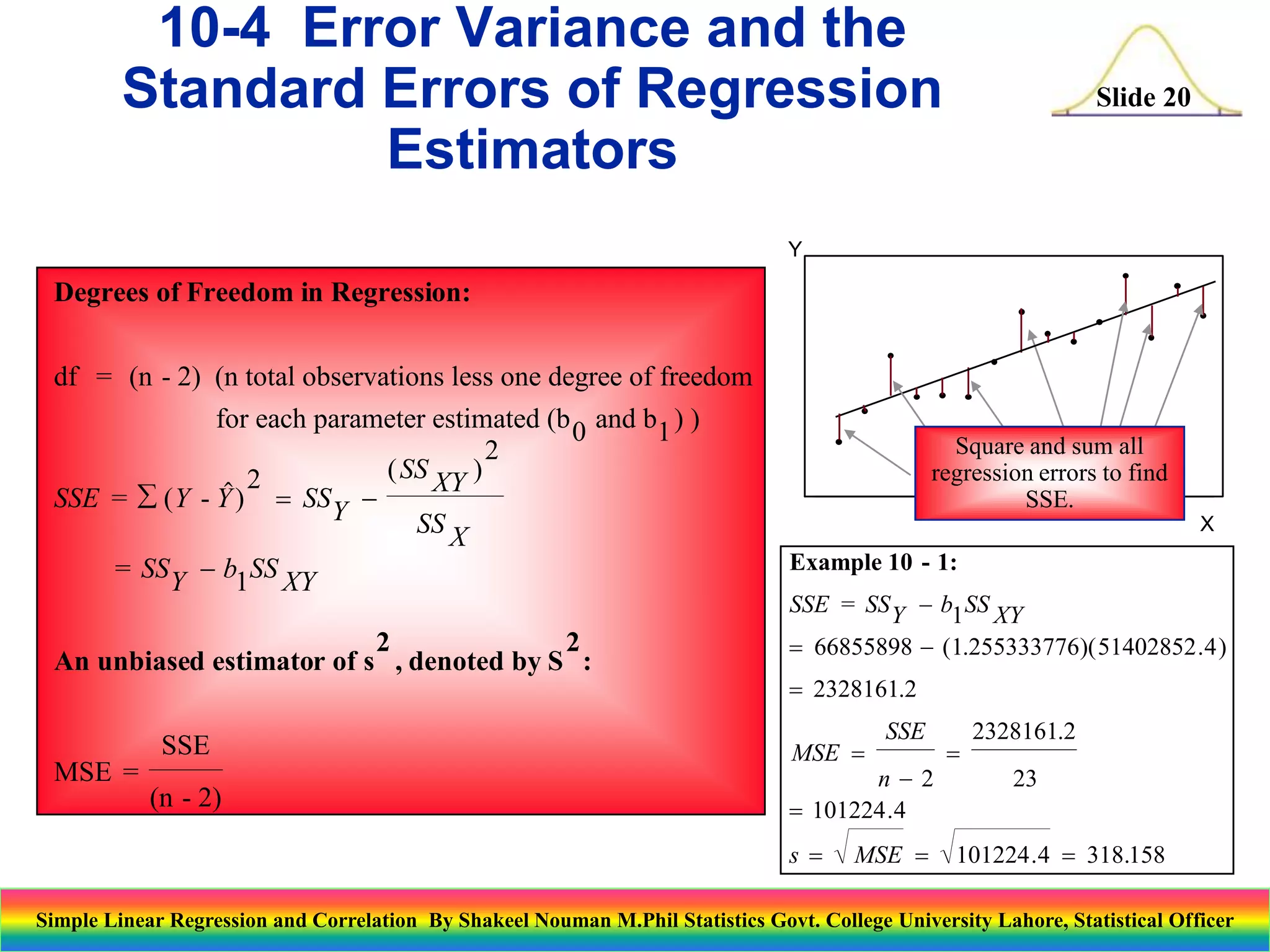 Simple linear regression and correlation | PPTX Simple linear regression and correlation | PPTX