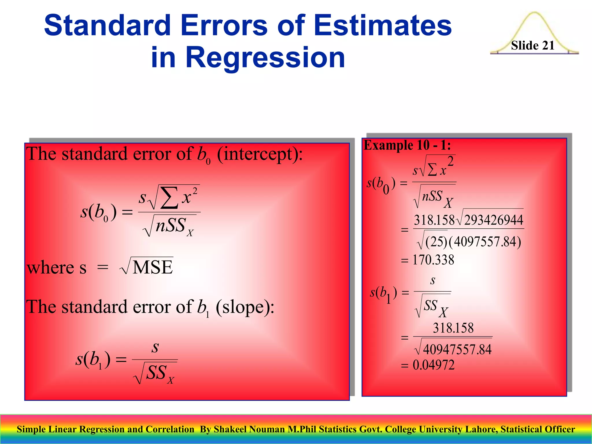 Simple linear regression and correlation | PPTX Simple linear regression and correlation | PPTX