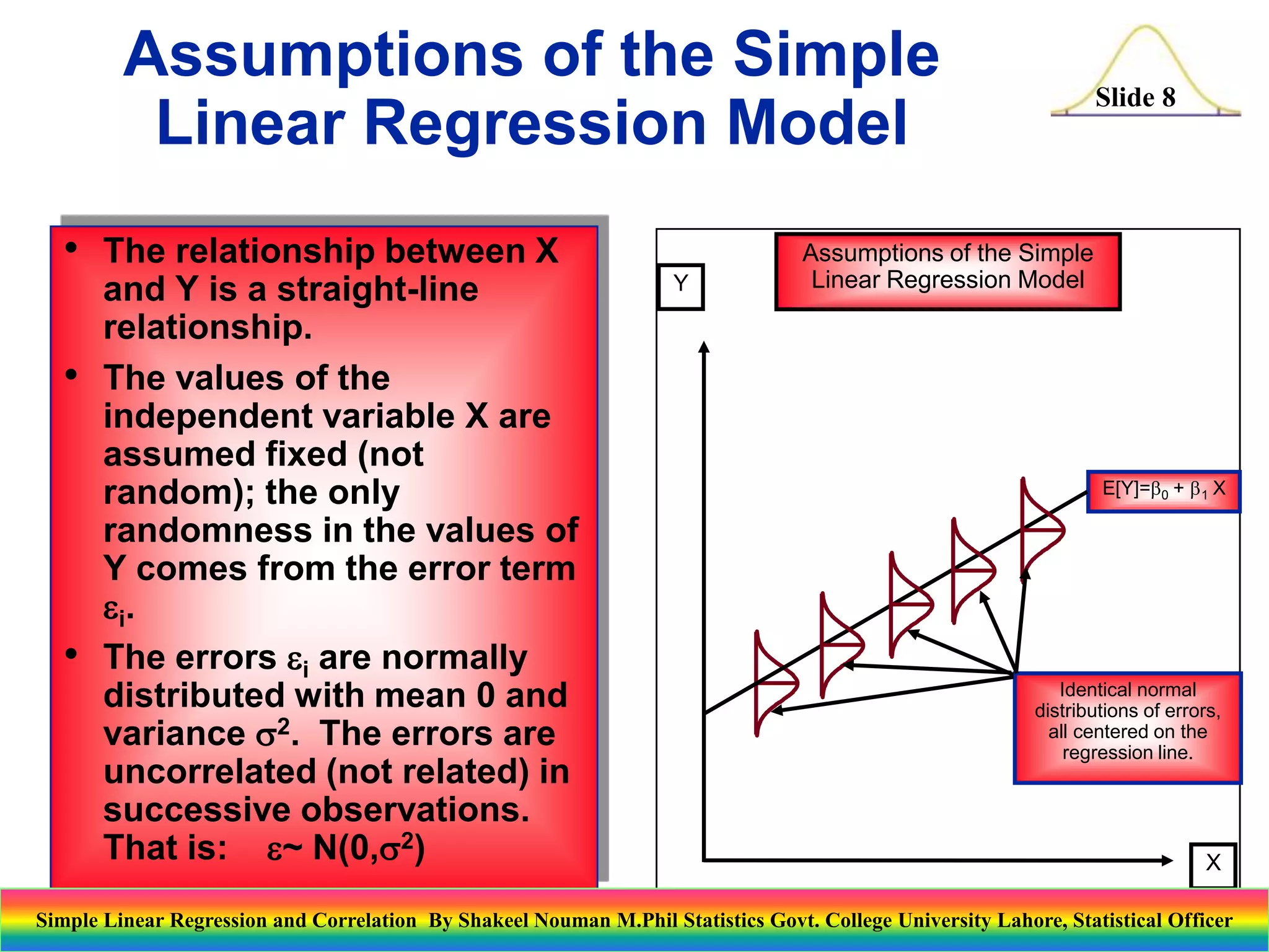 Simple linear regression and correlation | PPTX Simple linear regression and correlation | PPTX