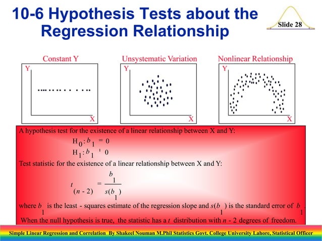 Simple linear regression and correlation | PPTX